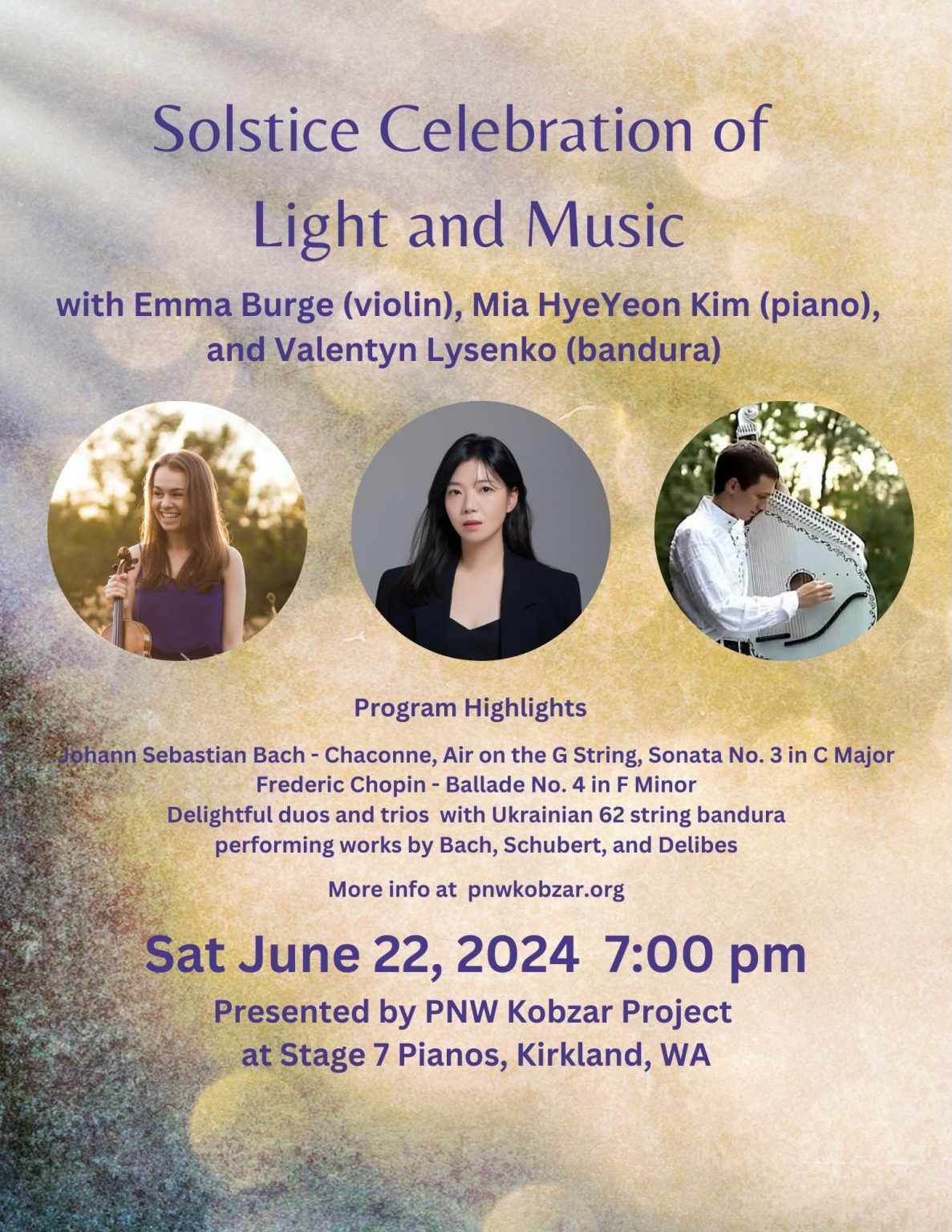 Summer Solstice: Light and Music | Ukrainian Association of Washington ...